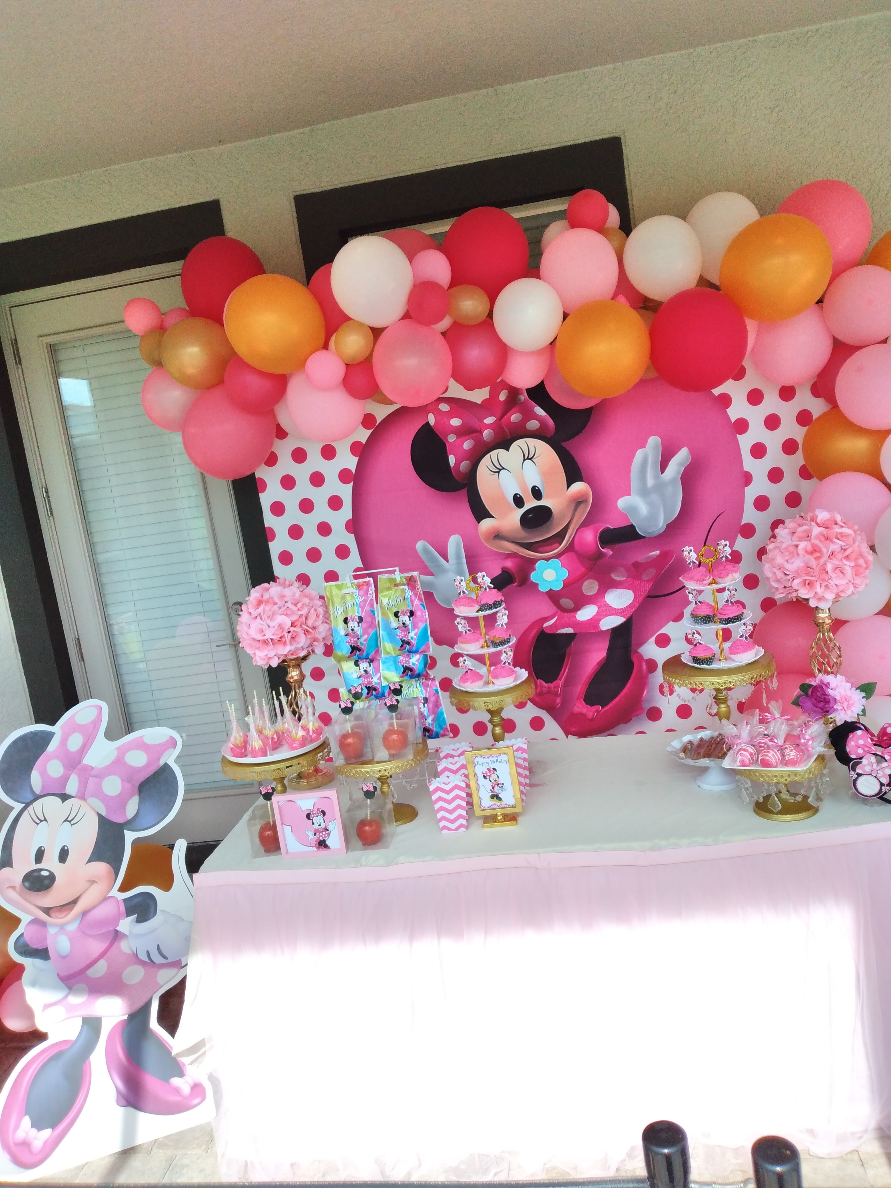 Minnie Mouse Birthday Balloon Decorations